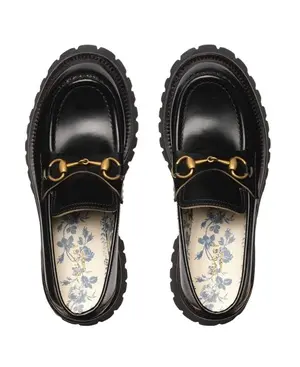 Gucci Horsebit Lug Sole Loafers