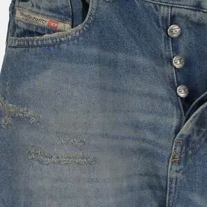 DIESEL® 1996 D-sire Distressed Wide Leg Jeans - Blue