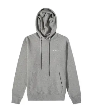 Off-White Wave Print Cotton Hoodie