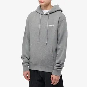 Off-White Wave Print Cotton Hoodie