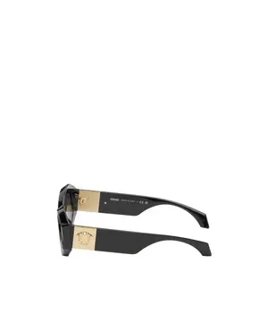 Versace Tinted Integrated Nose Rest Sunglasses - Gray