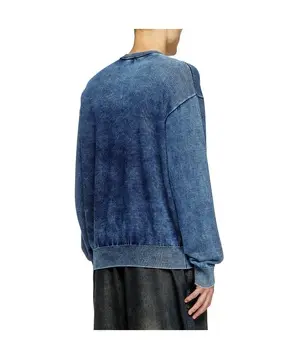 DIESEL® K-fenicol Oversized Phoenix Logo Sweatshirt - Blue
