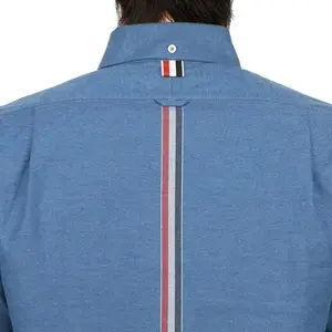 Thom Browne Striped Detail Shirt - Blue