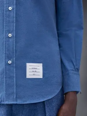 Thom Browne Striped Detail Shirt - Blue