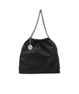 Stella McCartney Falabella Medium Drawstring Shoulder Bag - Black