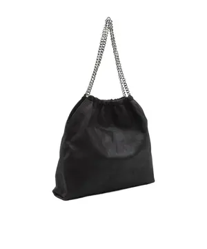 Stella McCartney Falabella Medium Drawstring Shoulder Bag - Black