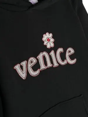 ERL Hooded Sweater With Front Pockets