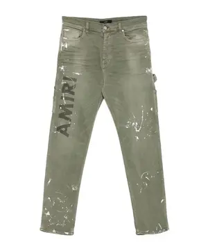 Amiri Stencil Paint-splatter Jeans