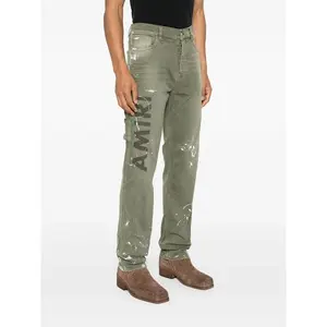 Amiri Stencil Paint-splatter Jeans