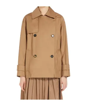 Max Mara Zeno Double-breasted Coat - Camel