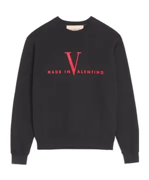 Valentino Garavani Logo Print Crewneck Sweatshirt
