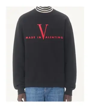 Valentino Garavani Logo Print Crewneck Sweatshirt