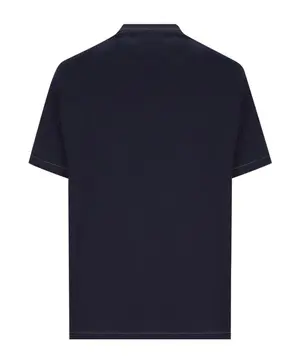 Brunello Cucinelli Logo Embroidered Crewneck T-shirt
