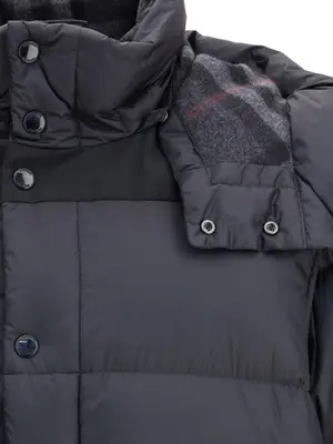 Burberry Logo Patch Hooded Puffer Jacket