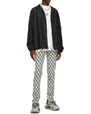 We11Done Branded Perforated Sweatshirt