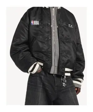 Balenciaga Nba Logo Bomber Jacket