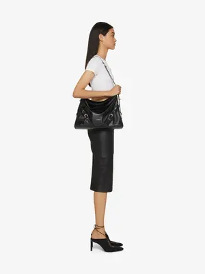 Givenchy Voyou Medium Shoulder Bag - Black