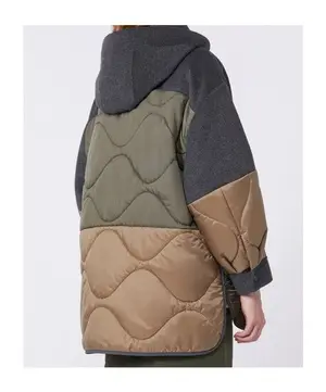 Max Mara Ossola Hooded Quilted Coat - Black