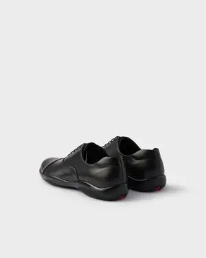 Prada Round Toe Lace-up Sneakers