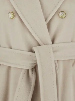 Max Mara Ticino Double-breasted Belted Coat
