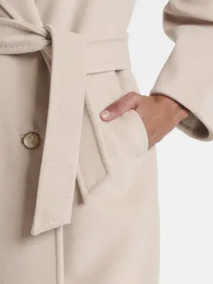 Max Mara Ticino Double-breasted Belted Coat