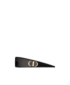 Dior Mask Frame Sunglasses With Gold Cd Logo - Black