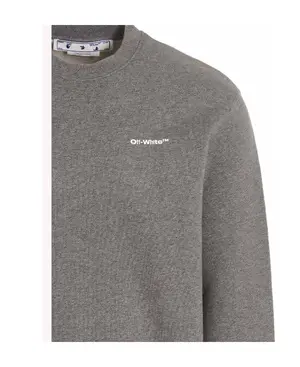 Off-White Diag Outline Logo-print Sweatshirt