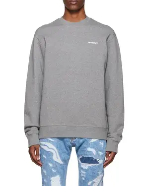 Off-White Diag Outline Logo-print Sweatshirt