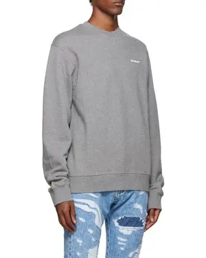 Off-White Diag Outline Logo-print Sweatshirt