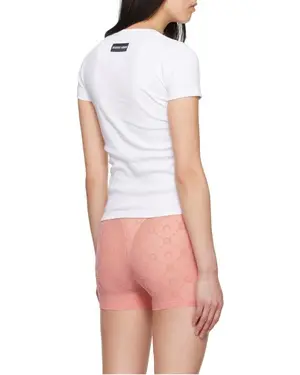 MARINE SERRE Crescent Moon Embroidered Crewneck T-shirt