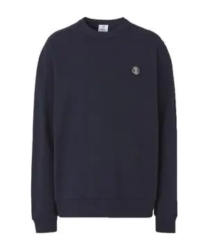 Burberry Monogram Appliqué Cotton Sweatshirt