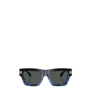 Versace Rectangle-frame Sunglasses - Black