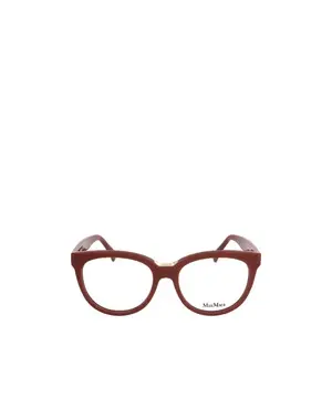 Max Mara Max Mara Round Frame Eyeglasses Red