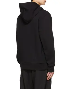Y3 Logo Printed Long Sleeve Hoodie