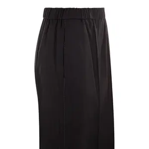 Fabiana Filippi Straight Leg Trousers With Elasticated Waistband