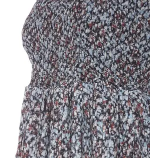 GANNI Patterned Layered Dress