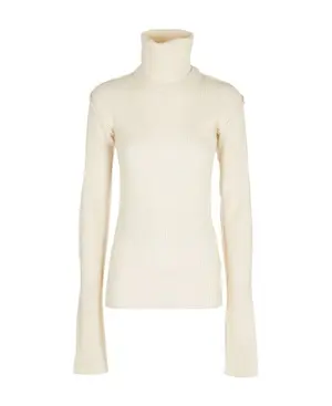 Women's Ribbed High Neck Sweaters