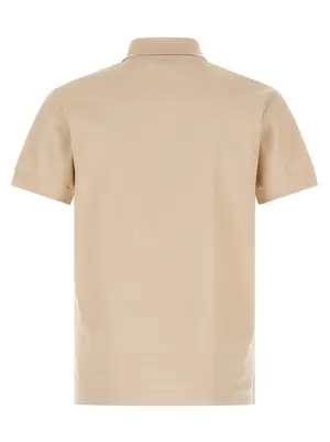 Burberry Logo Embroidered Short Sleeved Polo Shirt