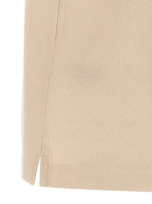 Burberry Logo Embroidered Short Sleeved Polo Shirt