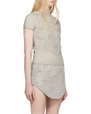 DIESEL® T-nekka T-shirt With Embossed Design