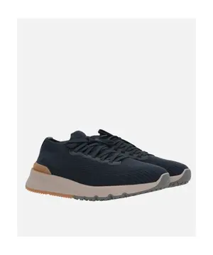 Brunello Cucinelli Knitted Sock Sneakers - Black