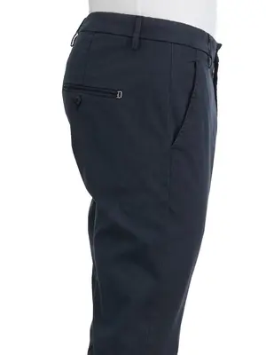 DONDUP Belt Loop Casual Trousers - Black
