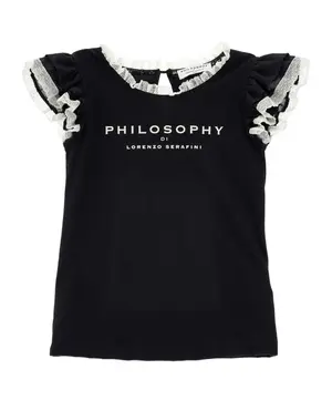 Philosophy Di Lorenzo Serafini Round Neck Blouses