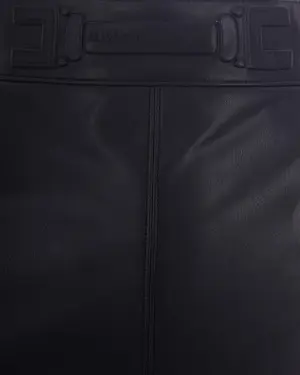 Elisabetta Franchi High-waist Embossed Logo Pencil Skirt