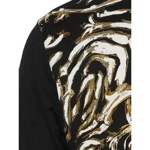 Roberto Cavalli T-shirt With Round Neck And Long Sleeves