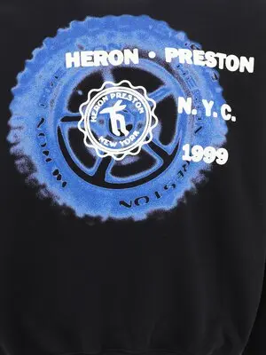 Heron Preston Logo Print Long Sleeve Sweatshirt