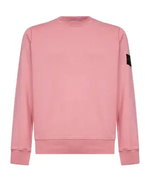 Stone Island Logo Patch Crew Neck Sweatshirt - No