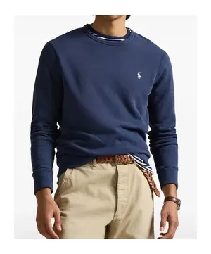 Polo Ralph Lauren Embroidered Logo Crewneck Sweatshirt - Navy