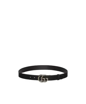 Gucci Double G Logo Plaque Belt