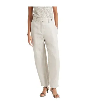 Brunello Cucinelli Brunello Cucinelli Tailored Trousers With Adjustable Cuffs Cool Beige